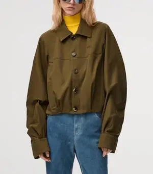 Loewe Cotton-silk Jacket - Green