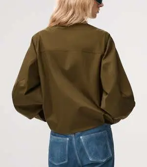 Loewe Cotton-silk Jacket - Green