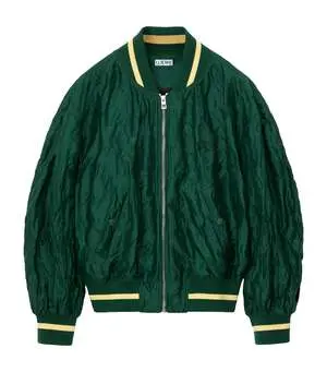 Loewe Varsity Bomber Jacket - Green