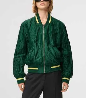 Loewe Varsity Bomber Jacket - Green