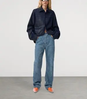 Loewe Lambskin Fringe Overshirt