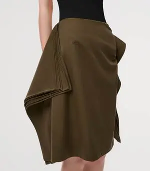 Loewe Asymmetric Midi Pencil Skirt