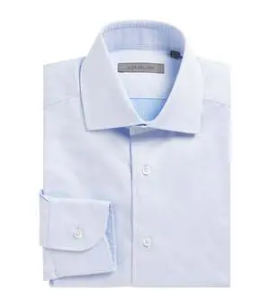 Corneliani Cotton Twill Shirt - Blue