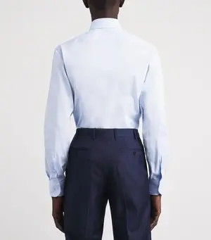 Corneliani Cotton Twill Shirt - Blue