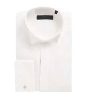 Corneliani Cotton Evening Shirt - White