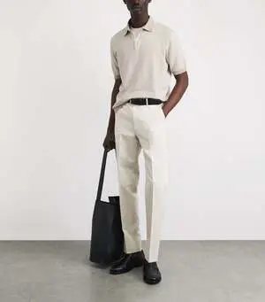 Corneliani Cotton Two-tone Polo Shirt