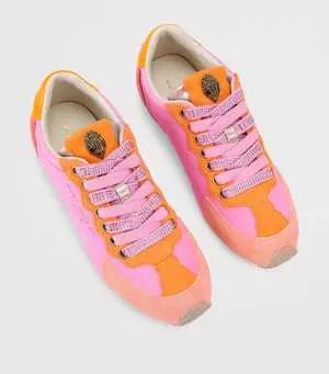 Kurt Geiger Suede Islington Sneakers - Pink