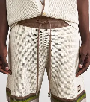 Amiri Mesh Logo Oversized Shorts