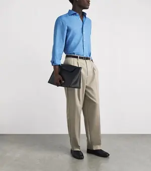 N.peal Linen Cannes Shirt - Blue