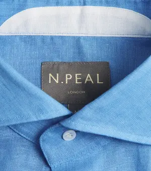 N.peal Linen Cannes Shirt - Blue