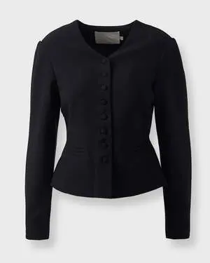 WAKAKUU Louisa Tailored Jacket - Black