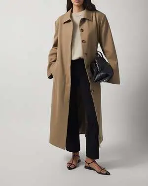 WAKAKUU Teri Trenchcoat