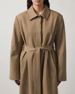 WAKAKUU Teri Trenchcoat