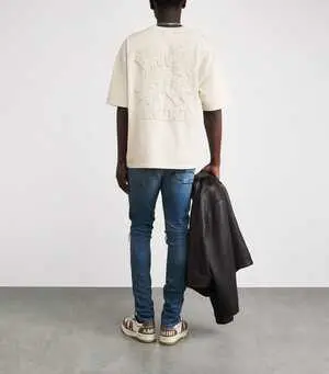 Amiri Cotton Ma Quad Oversized T-shirt - White