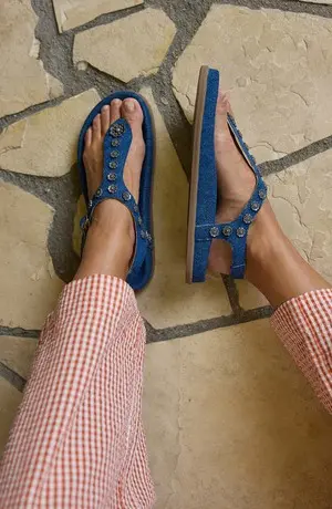 Seychelles Sunday Funday Slingback Platform Sandal - Denim