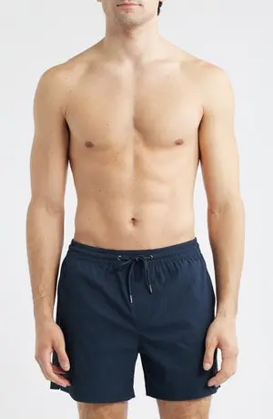 Nordstrom 5-inch Volley Swim Shorts - Navy Eclipse