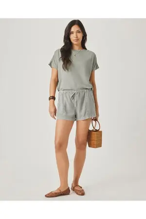 Splendid Rosalie Short Green