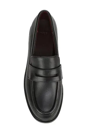 Vince Siena Lugged Penny Loafer - Black