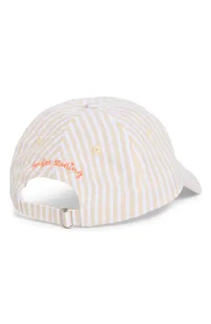 FRASIER STERLING Striped Baseball Cap