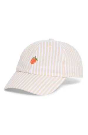 FRASIER STERLING Striped Baseball Cap