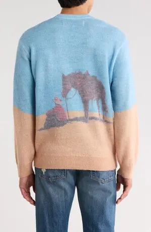 ONE OF THESE DAYS So Far Away Printed Sweater