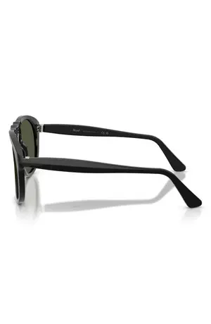 Persol Pilot Sunglasses - Black/green