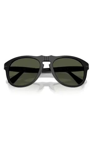 Persol Pilot Sunglasses - Black/green