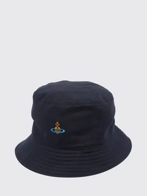 VIVIENNE WESTWOOD Cotton Twill Bucket Hat - Blue