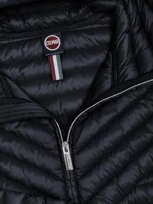 COLMAR Padded Nylon Hooded Down Jacket - Black