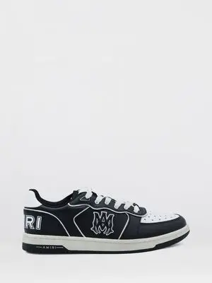 Amiri Newport Leather Sneakers - Black