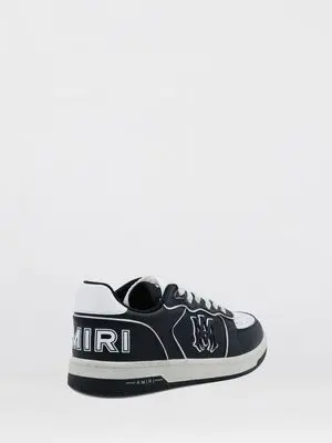 Amiri Newport Leather Sneakers - Black