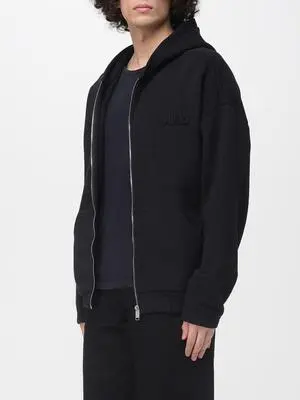 AUTRY Full Zip Sweatshirt - Black