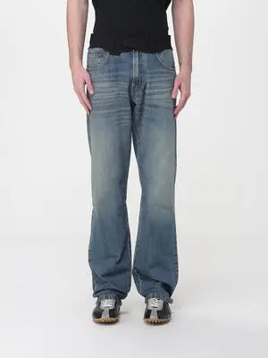 MAISON MARGIELA Flared Denim Trousers - Blue