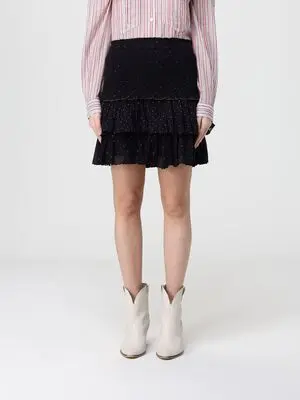 Isabel Marant Étoile Tiered Ruffle Skirt - Black