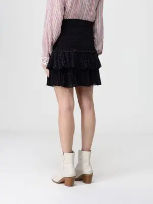 Isabel Marant Étoile Tiered Ruffle Skirt - Black