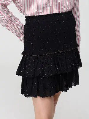 Isabel Marant Étoile Tiered Ruffle Skirt - Black