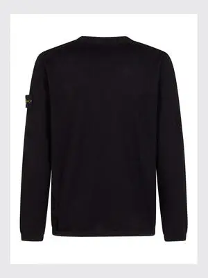 Stone Island Cotton Crew Neck Jumper - Black