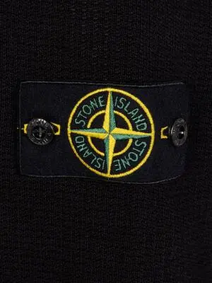 Stone Island Cotton Crew Neck Jumper - Black