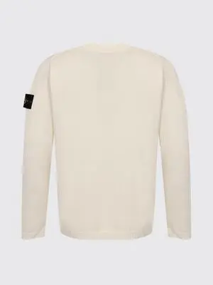 Stone Island Cotton Crew Neck Jumper - White