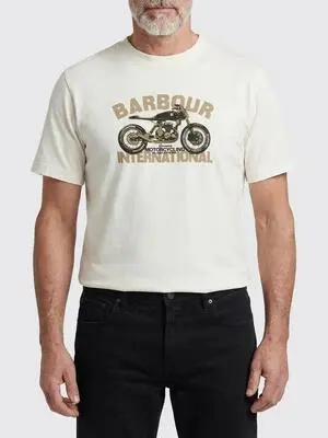 BARBOUR INTERNATIONAL Barbour Printed Cotton T-shirt - White