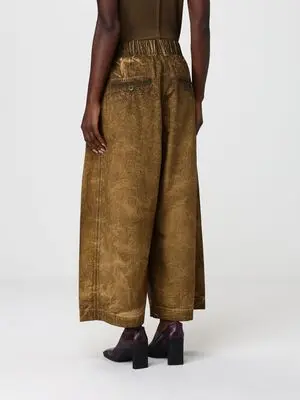 UMA WANG Wide Leg Tailored Pants - Yellow