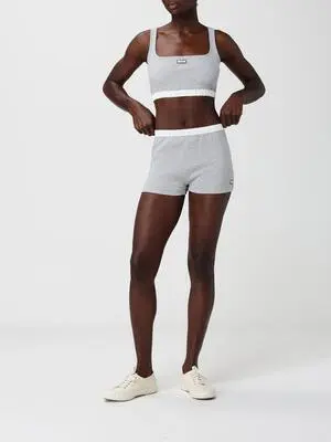 ENTIRE STUDIOS Ribbed Knit Shorts - Grey
