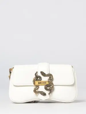 Just Cavalli Just Cavalli Embossed Logo Crossbody Bag White