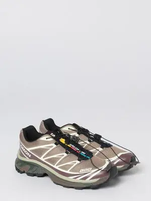 SALOMON Xt-6 Sneakers In Technical Fabric And Rubber - Brown