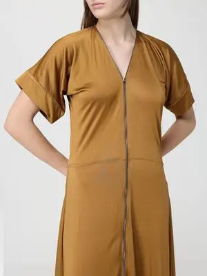 LEMAIRE Zip-up Maxi Dress - Brown