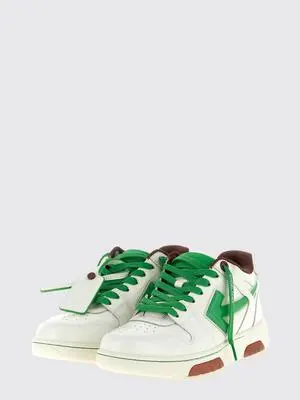 Off-White Out Of Office" Leather Sneakers - Green