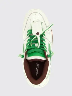Off-White Out Of Office" Leather Sneakers - Green