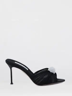 AQUAZZURA Embellished Heeled Mules