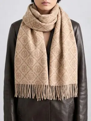 Tory Burch Wool And Cashmere Scarf