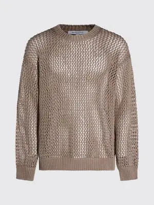 Maison Kitsuné Cotton Knit Top - Beige